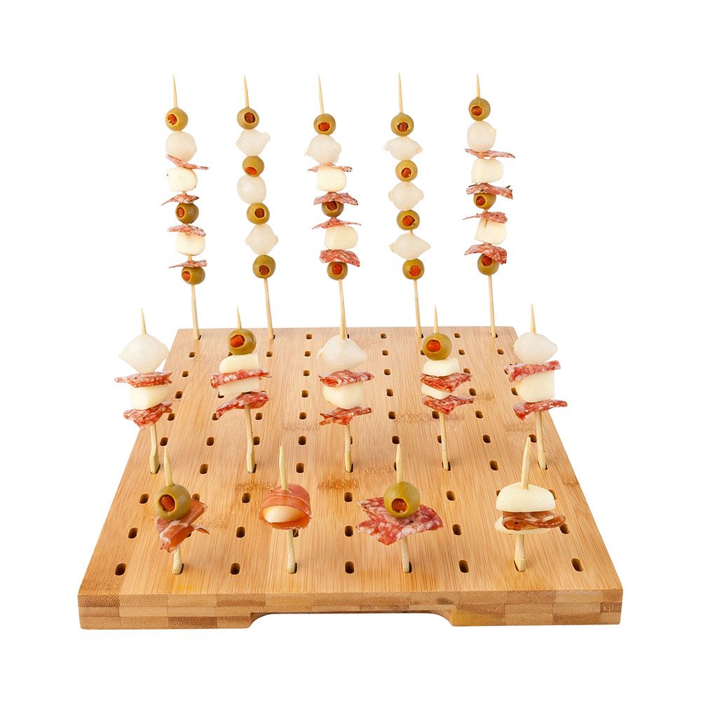 Natural Bamboo Skewer Stand - iHeartBamboo